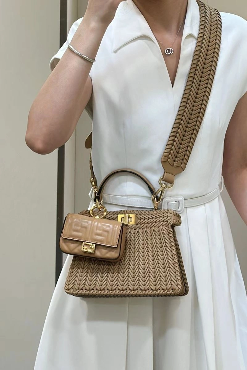 Brand-authenticated Fendi Peekaboo Bags