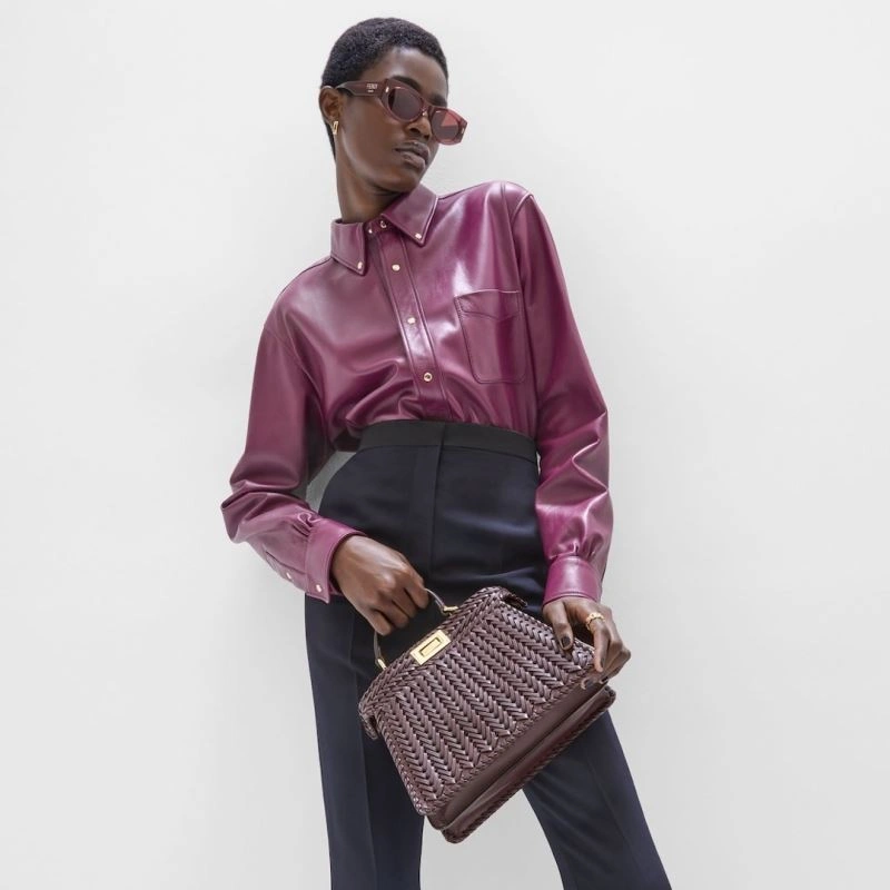 Brand-authenticated Fendi Peekaboo Bags