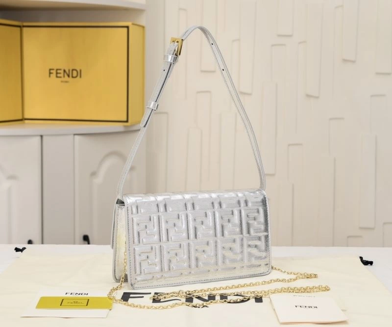 Brand-authenticated Fendi Satchel Bags