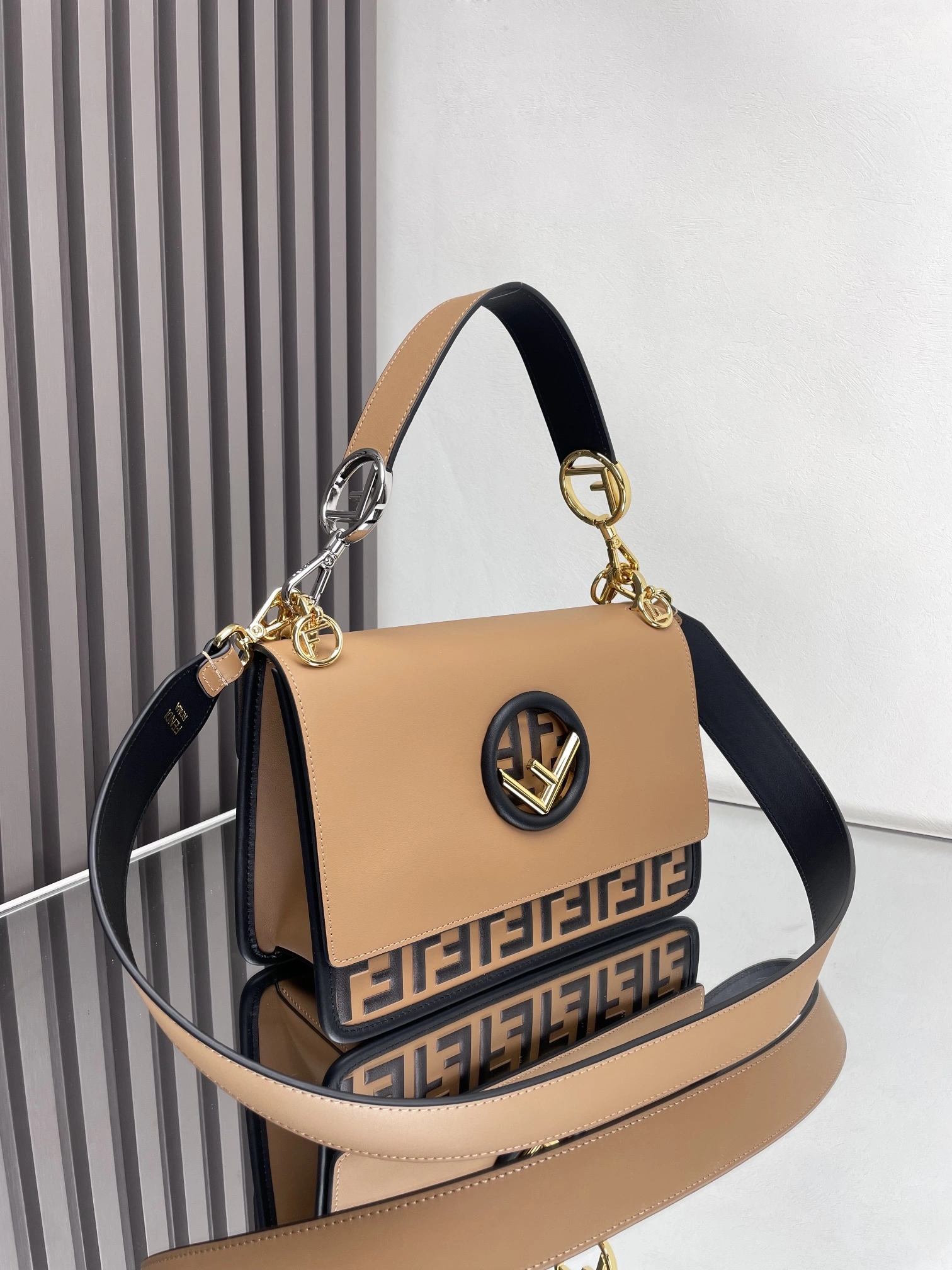 Brand-authenticated Fendi Satchel Bags