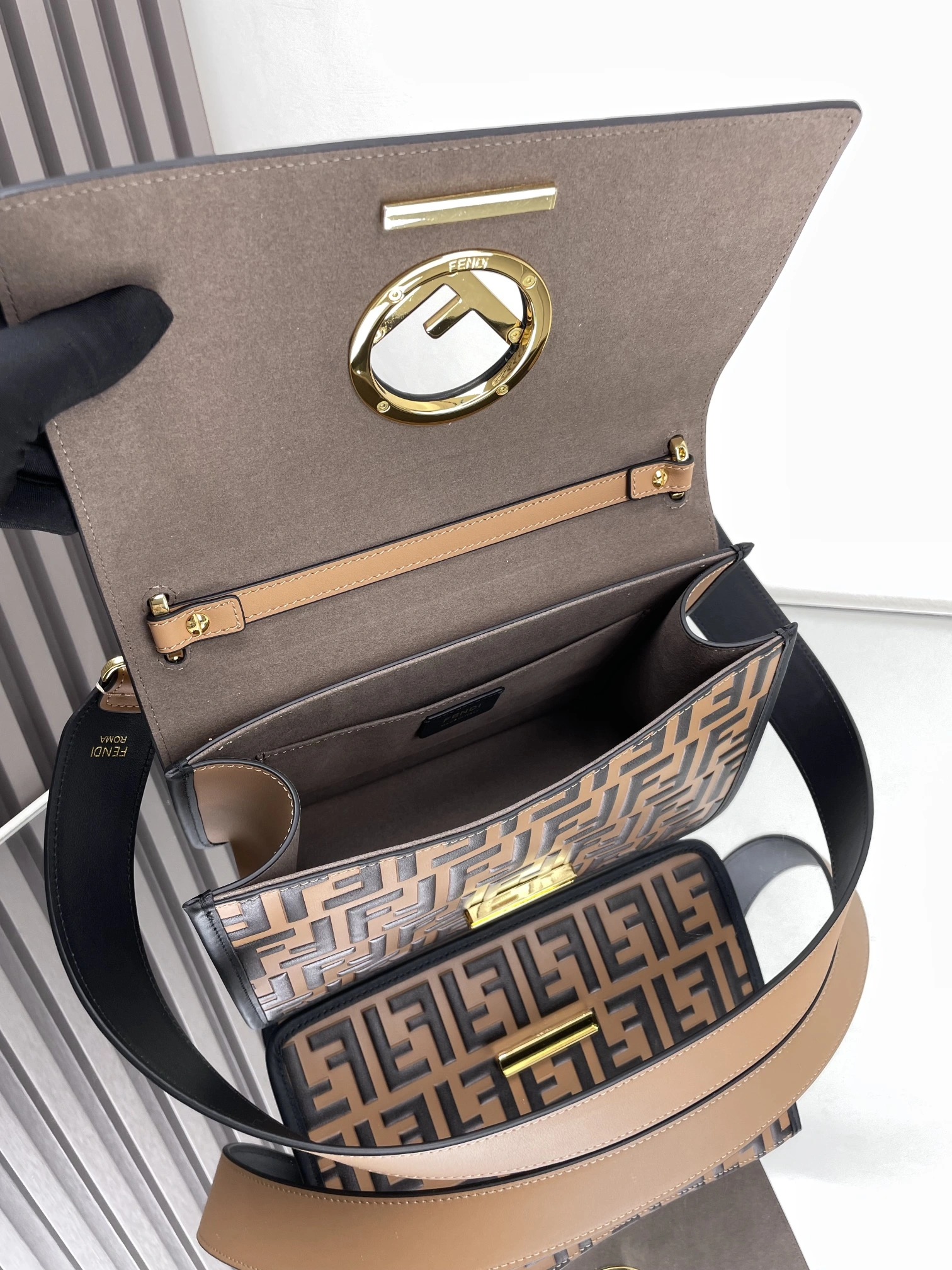 Brand-authenticated Fendi Satchel Bags