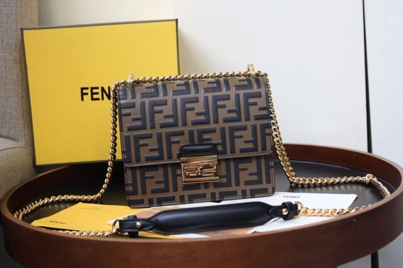 Brand-authenticated Fendi Satchel Bags