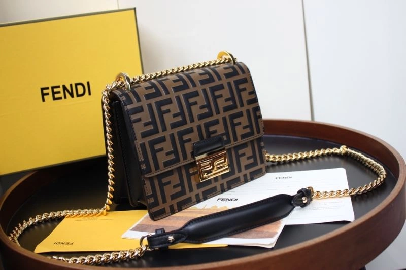 Brand-authenticated Fendi Satchel Bags