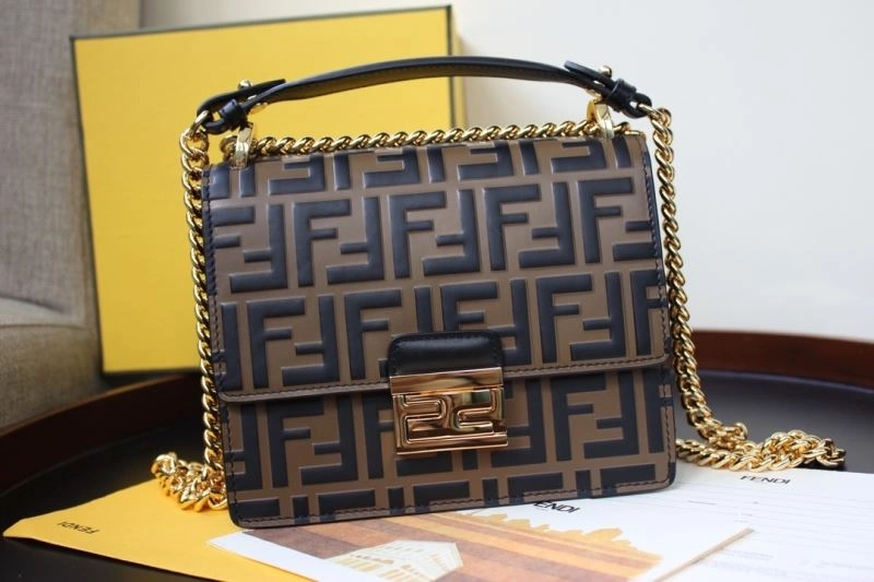 Brand-authenticated Fendi Satchel Bags