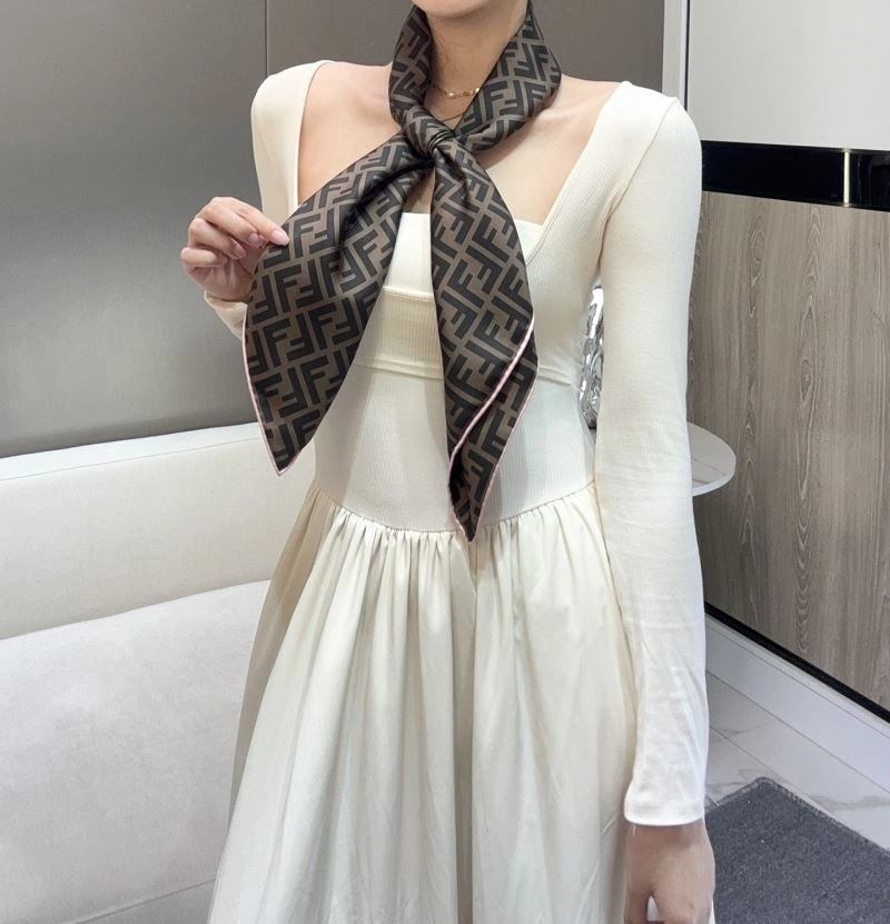 Brand-authenticated Fendi Scarf