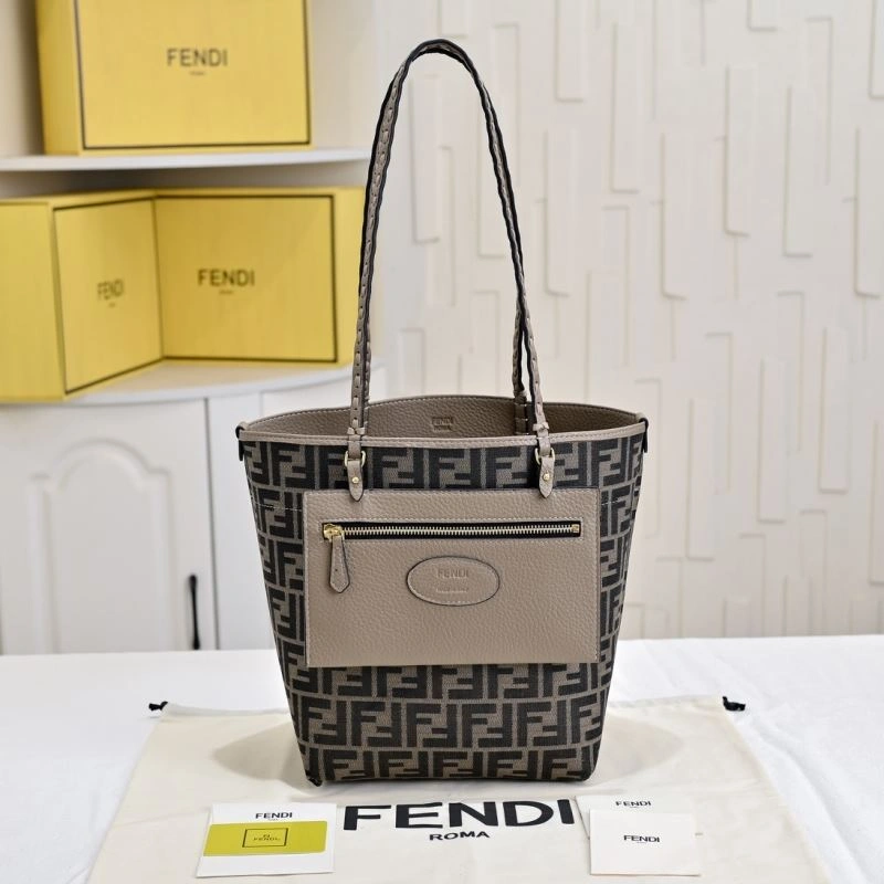 Brand-authenticated Fendi Shopping Bags