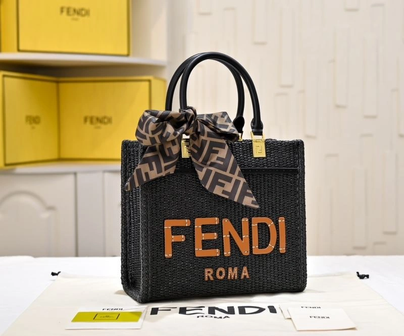 Brand-authenticated Fendi Shopping Bags