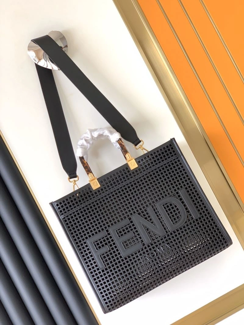 Brand-authenticated Fendi Shopping Bags