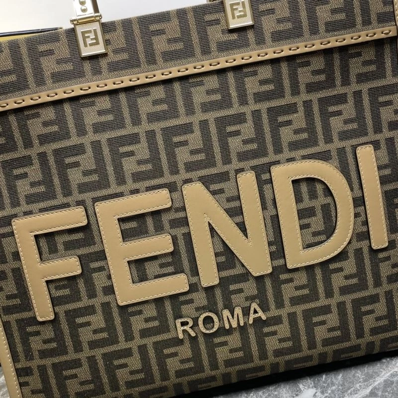 Brand-authenticated Fendi Shopping Bags