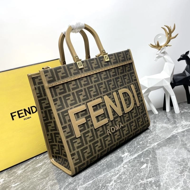 Brand-authenticated Fendi Shopping Bags