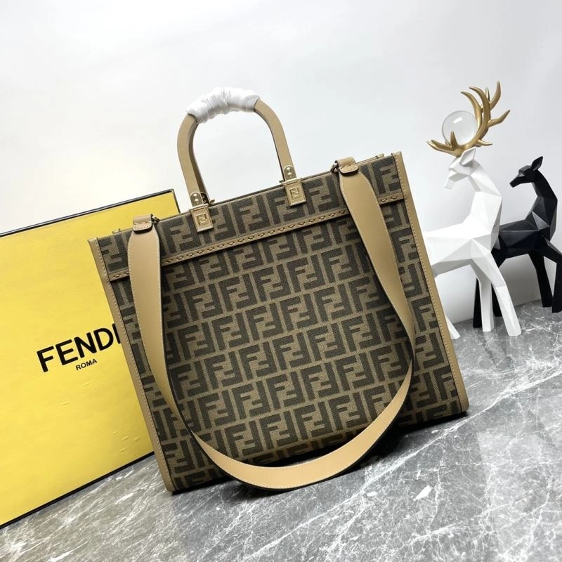 Brand-authenticated Fendi Shopping Bags