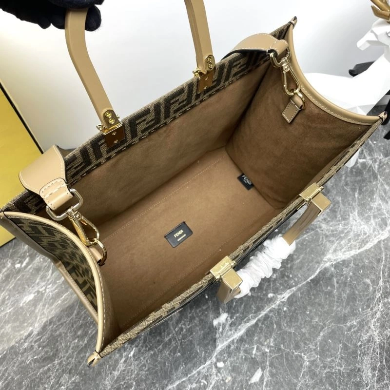 Brand-authenticated Fendi Shopping Bags