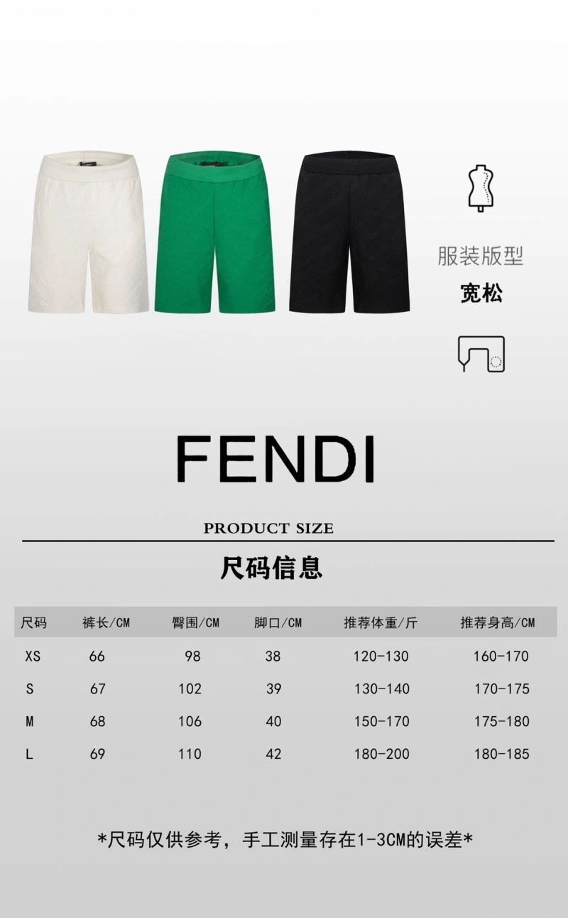 Top match Fendi Short Pants