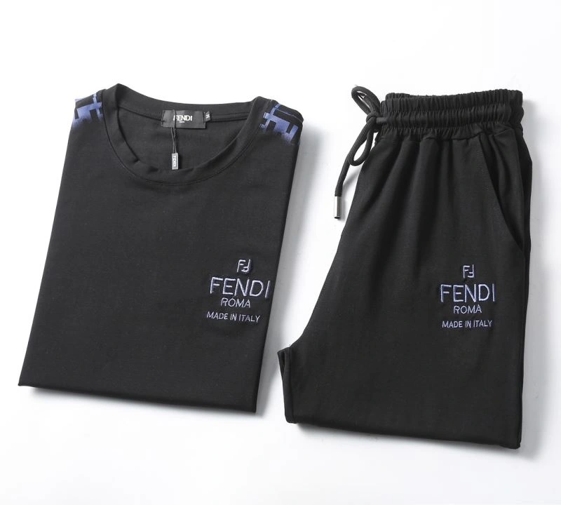 Brand-authenticated Fendi Short Suits