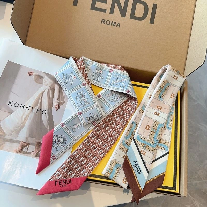 Brand-authenticated Fendi Silk