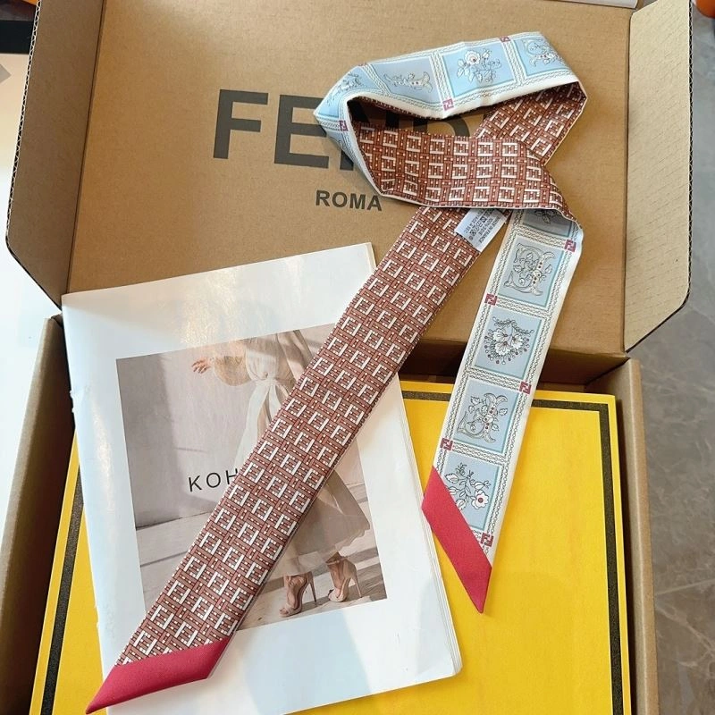 Brand-authenticated Fendi Silk