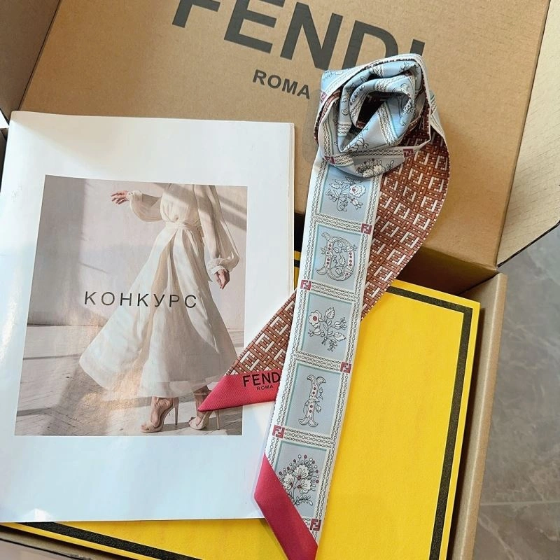 Brand-authenticated Fendi Silk