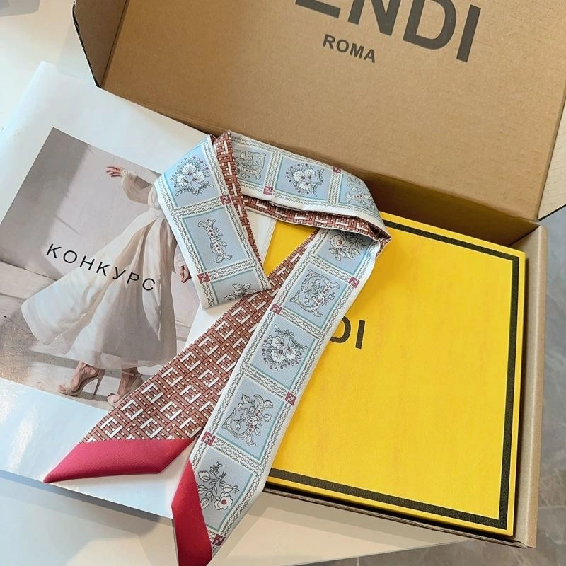Brand-authenticated Fendi Silk
