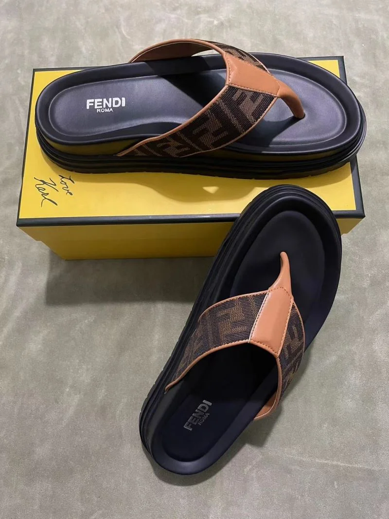 Brand-authenticated Fendi Slippers