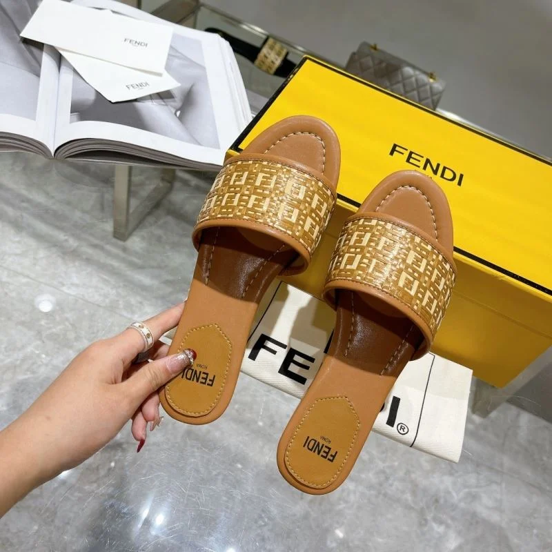 Indistinguishable Fendi Slippers