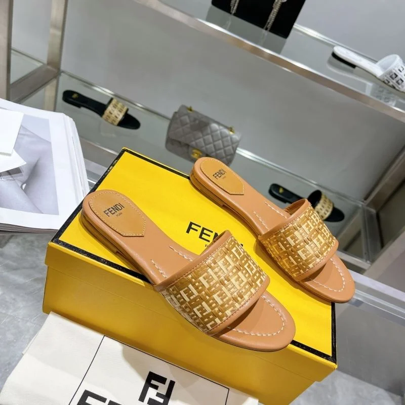 Indistinguishable Fendi Slippers