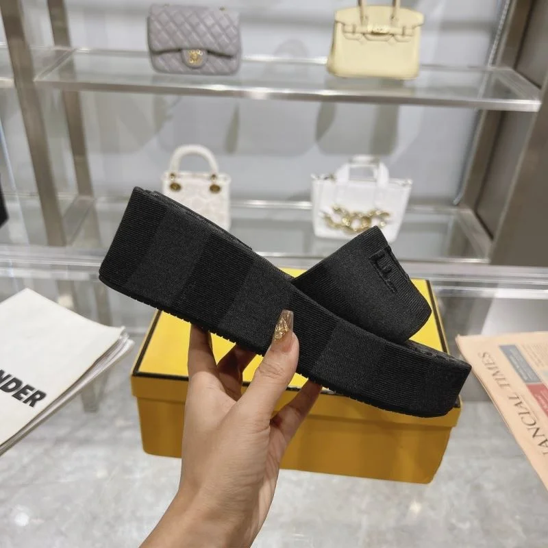 Brand-authenticated Fendi Slippers