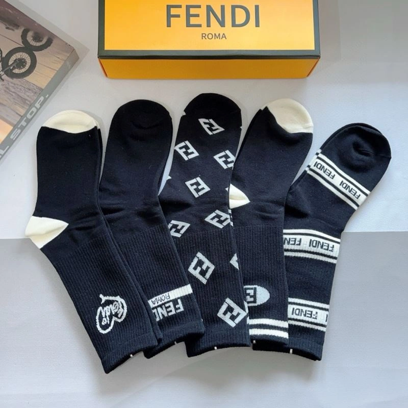 Brand-authenticated Fendi Socks