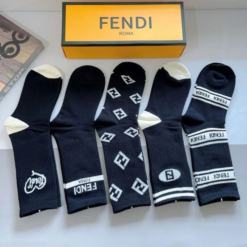 Brand-authenticated Fendi Socks