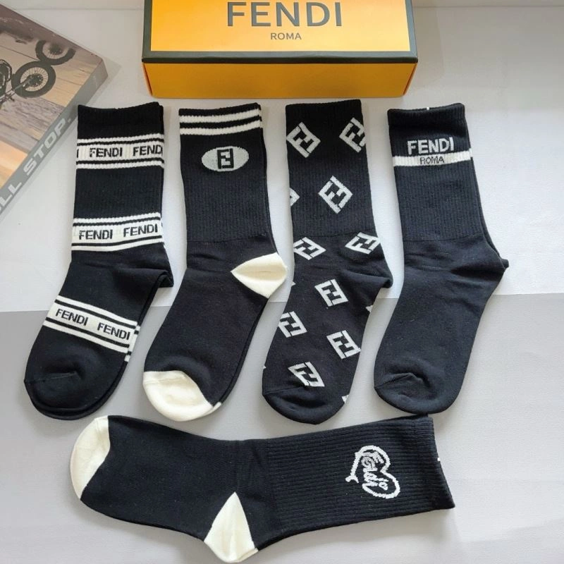 Brand-authenticated Fendi Socks