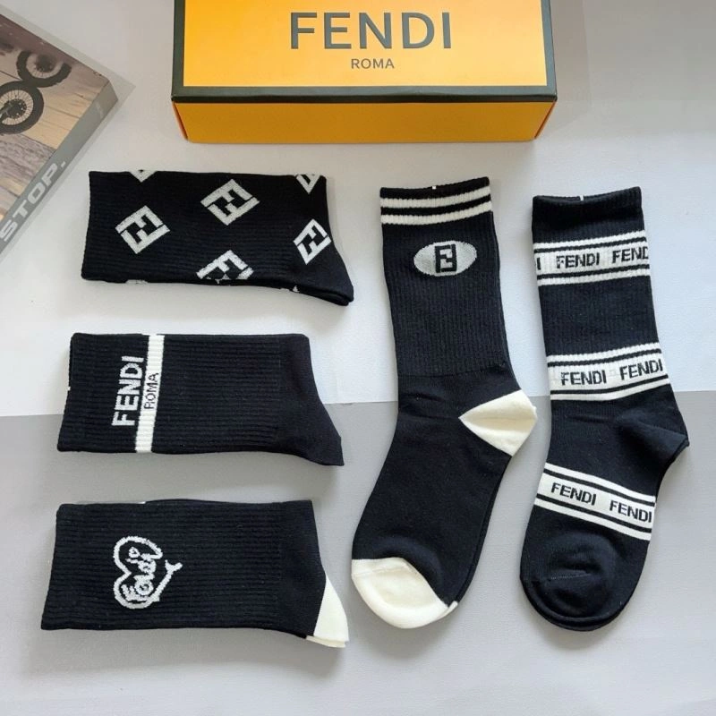 Brand-authenticated Fendi Socks