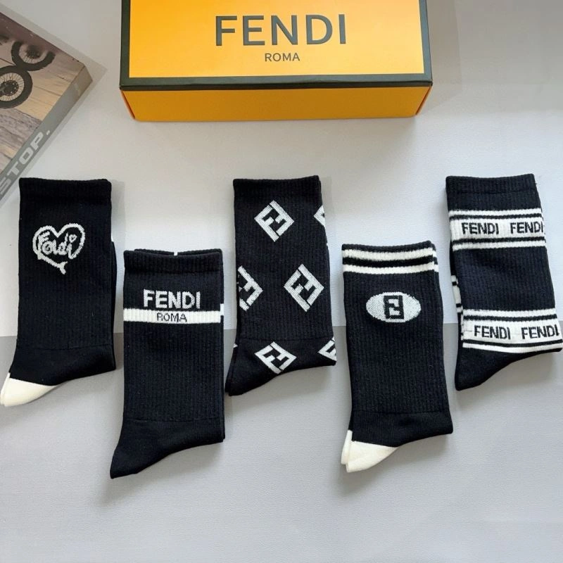 Brand-authenticated Fendi Socks