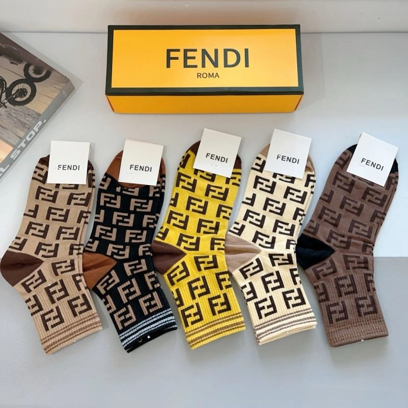 Precise copy Fendi Socks