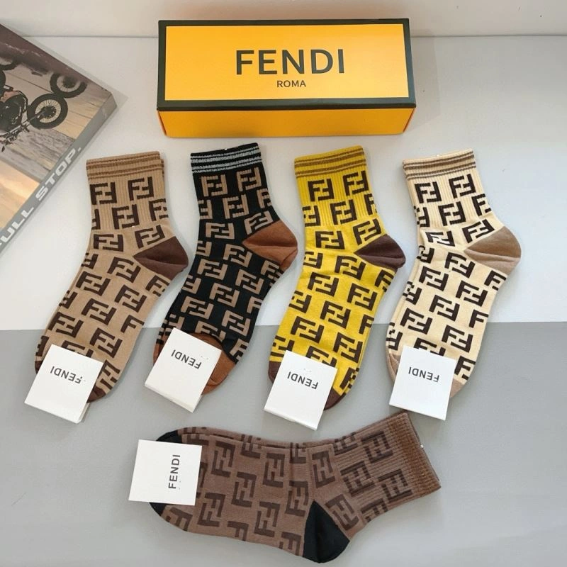 Precise copy Fendi Socks