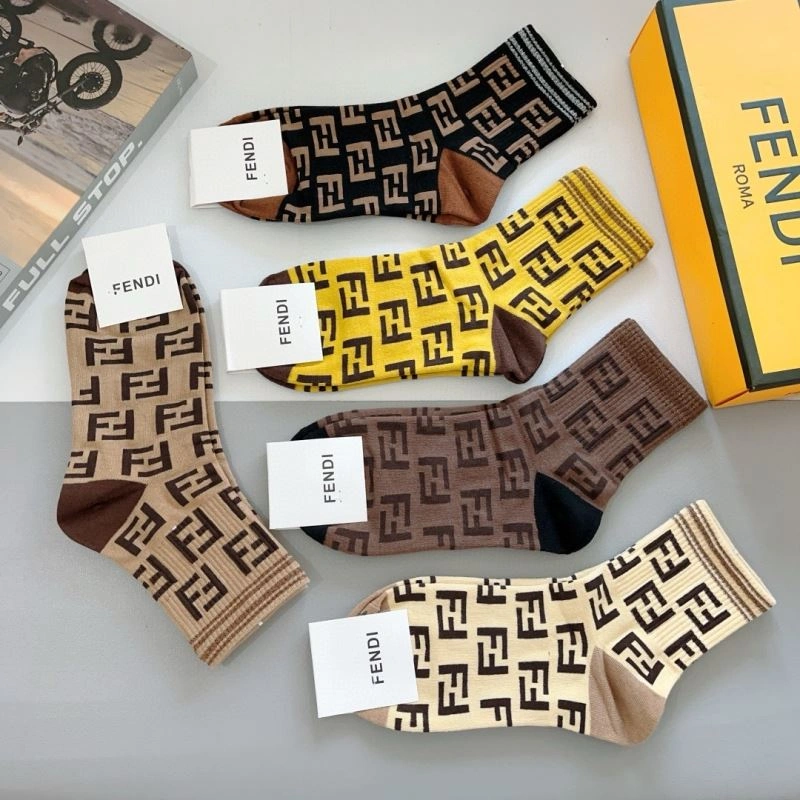 Precise copy Fendi Socks