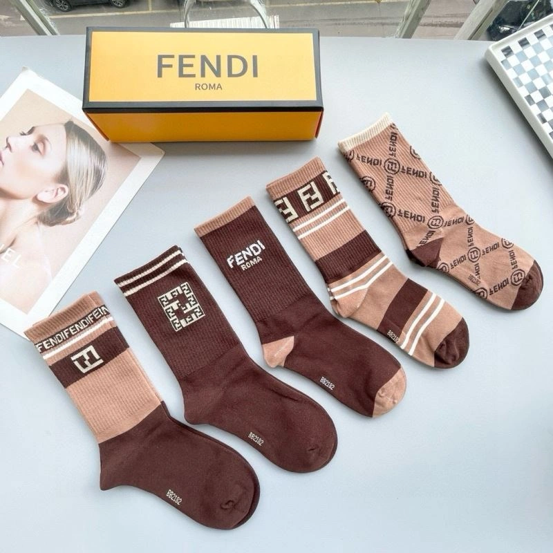 1:1 copy Fendi Socks