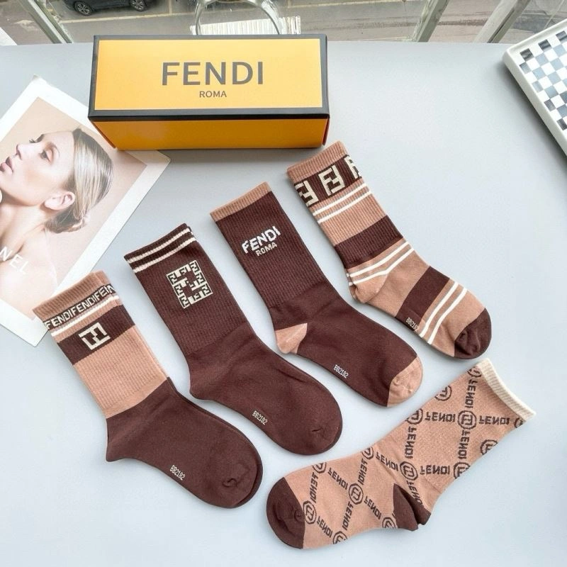 1:1 copy Fendi Socks