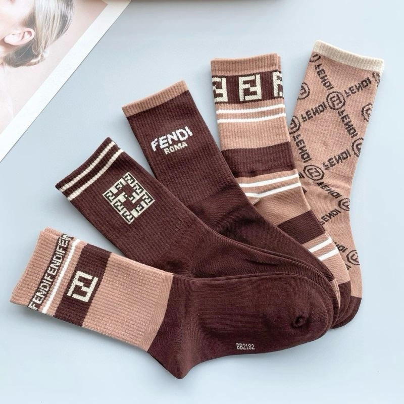 1:1 copy Fendi Socks