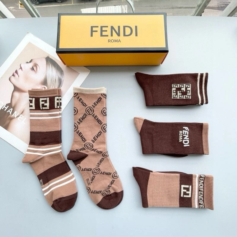 1:1 copy Fendi Socks