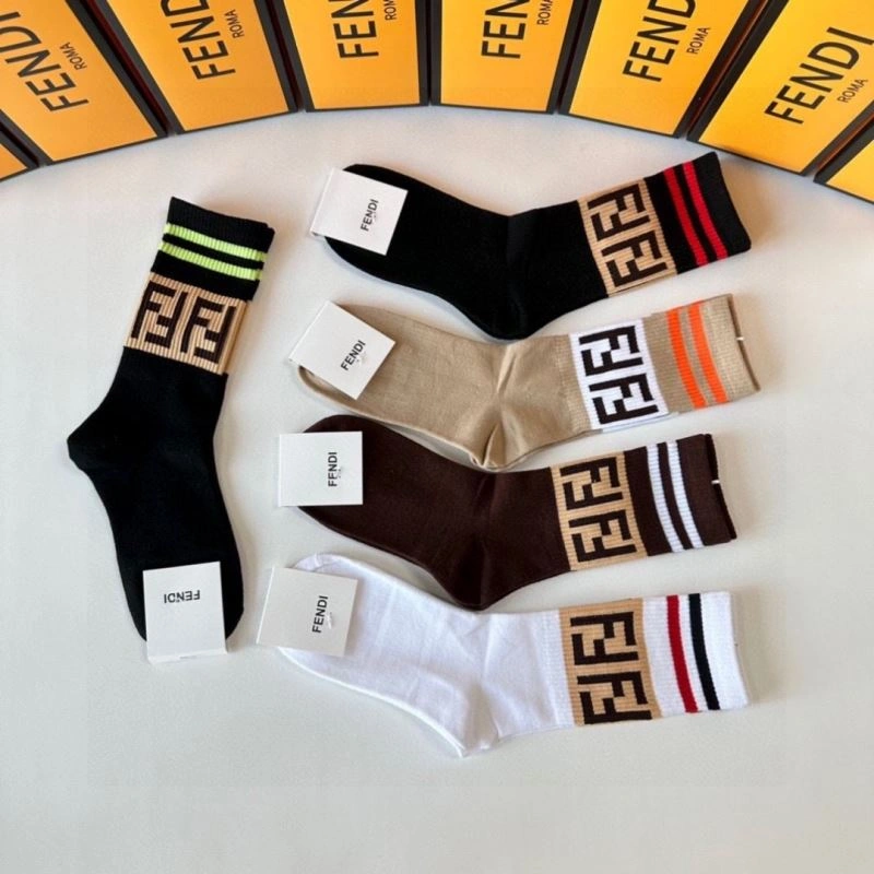 Brand-authenticated Fendi Socks
