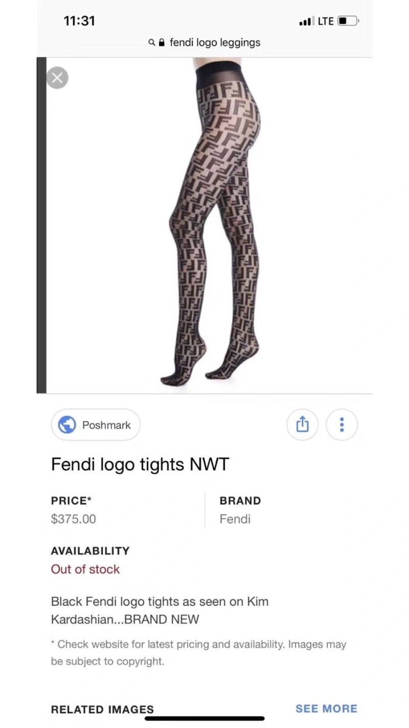 Value-priced Fendi Socks