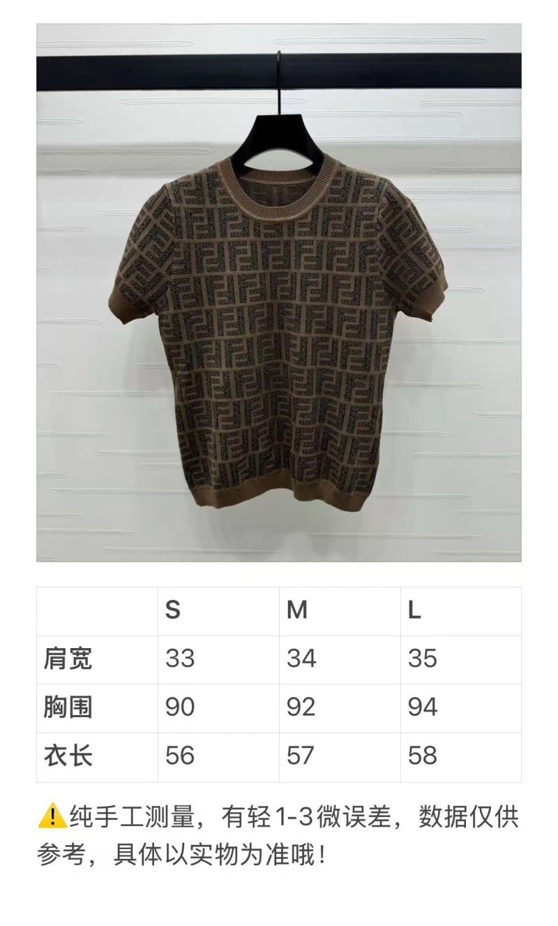 Precise copy Fendi T-Shirts