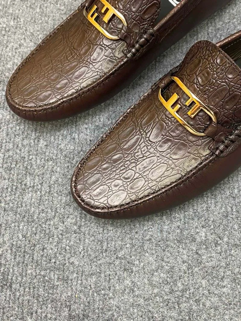 Brand-authenticated Fendi Tods Shoes