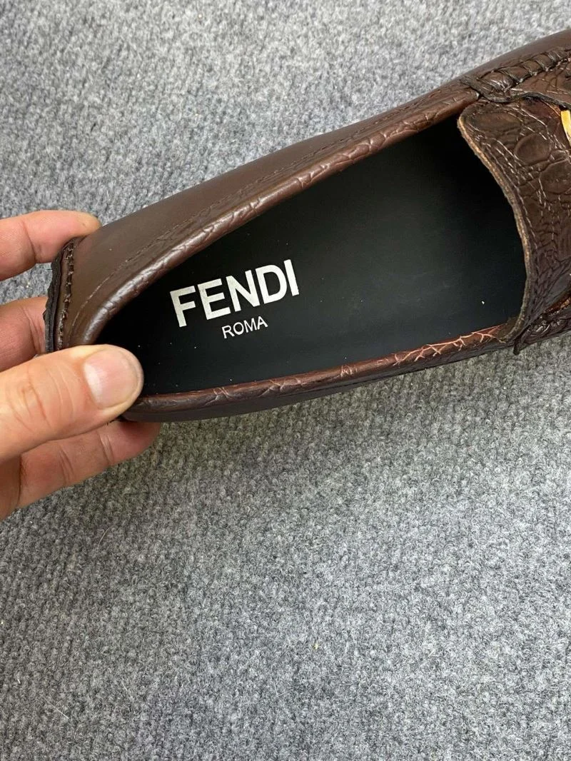 Brand-authenticated Fendi Tods Shoes