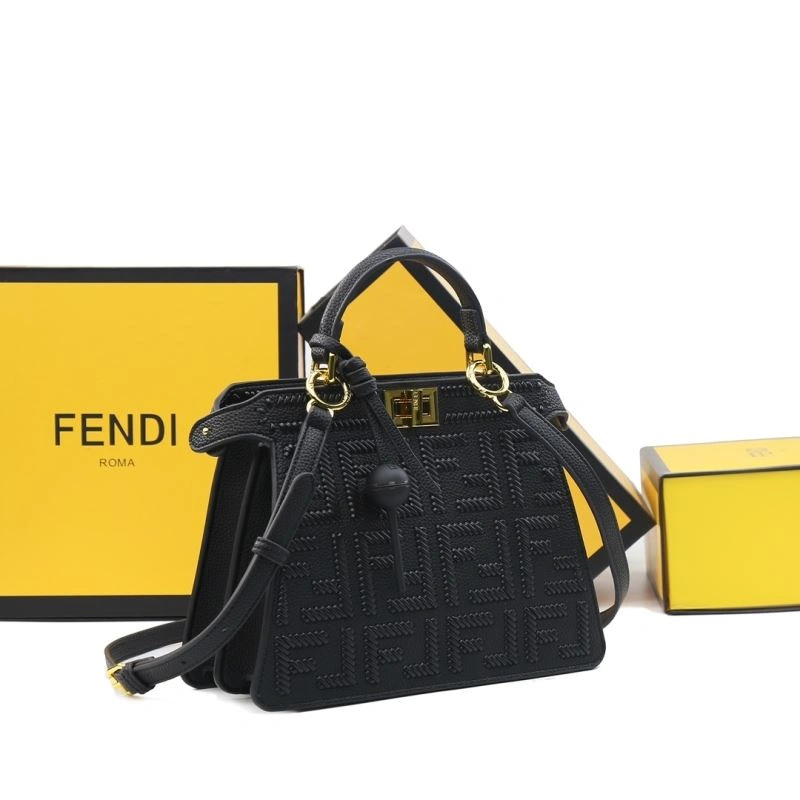 Brand-authenticated Fendi Top Handle Bags