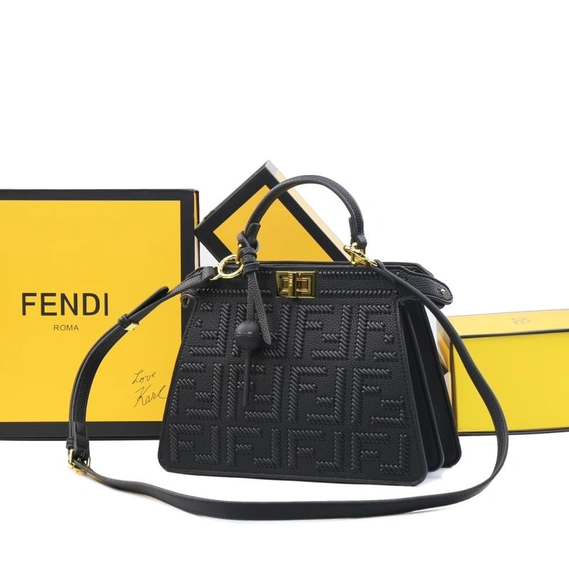 Brand-authenticated Fendi Top Handle Bags
