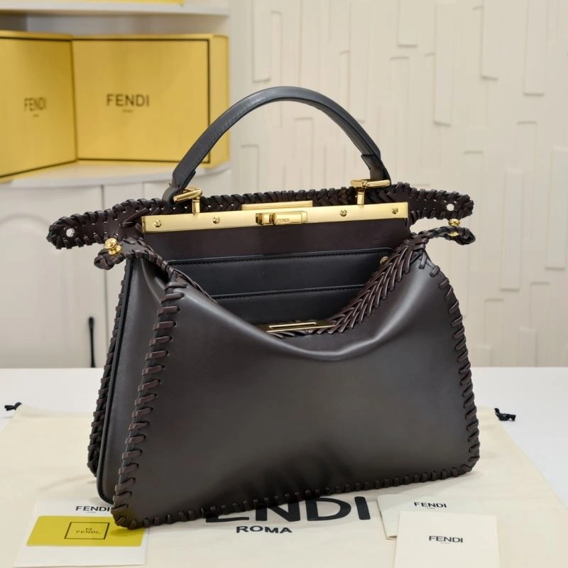 Brand-authenticated Fendi Top Handle Bags