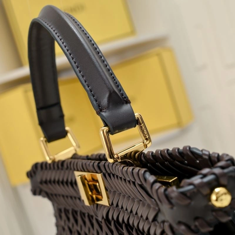 Brand-authenticated Fendi Top Handle Bags