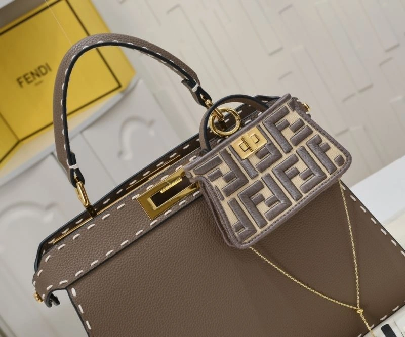 Brand-authenticated Fendi Top Handle Bags