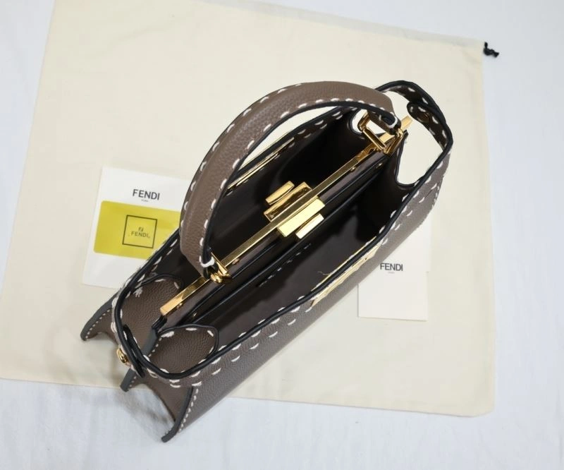 Brand-authenticated Fendi Top Handle Bags
