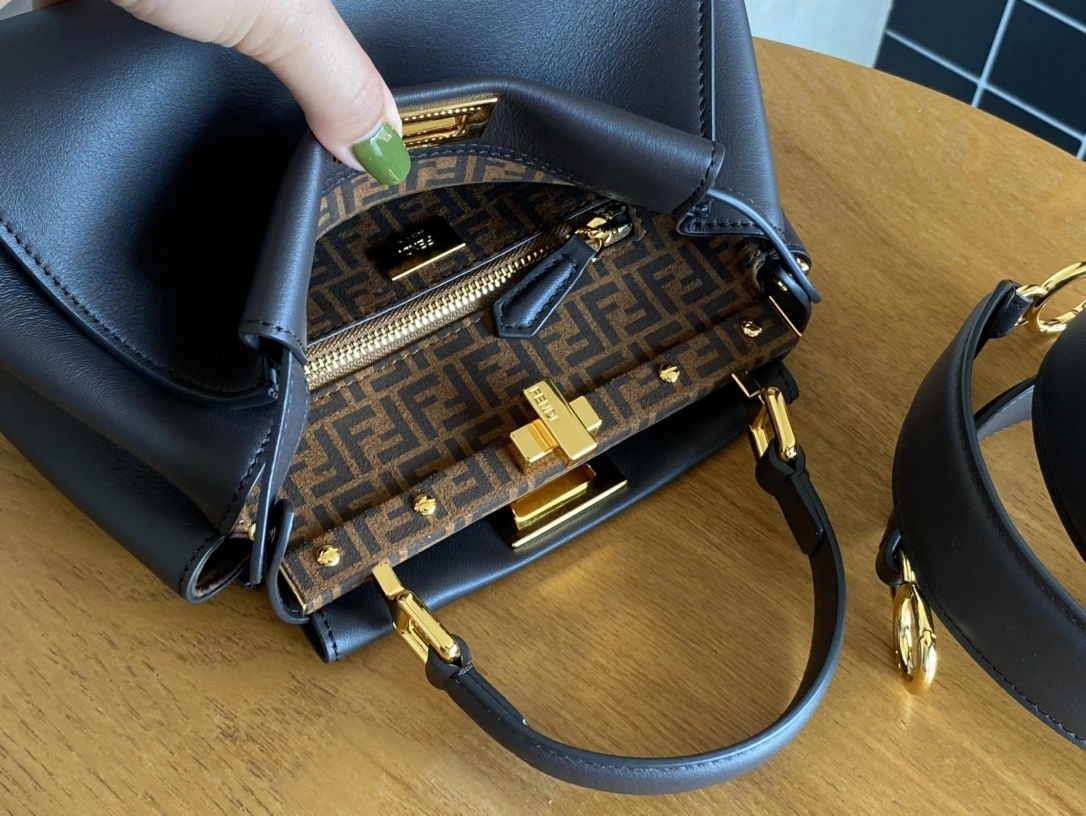 Brand-authenticated Fendi Top Handle Bags